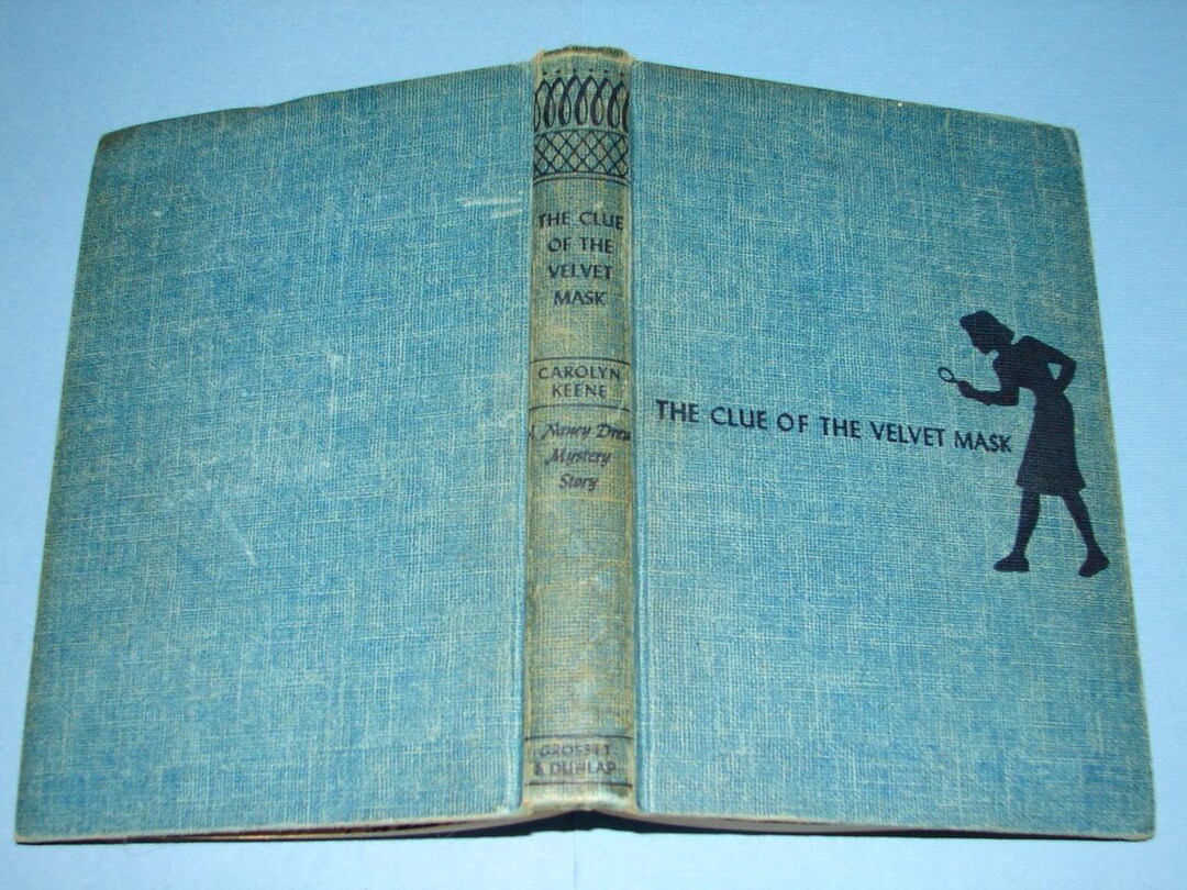 Nancy Drew #30 the Clue of the Velvet Mask Original Text Tweed Book - Etsy