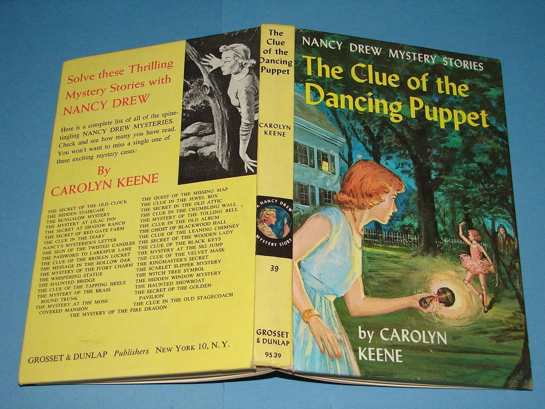 Nancy Drew #39 Clue of Dancing Puppet Book - Etsy