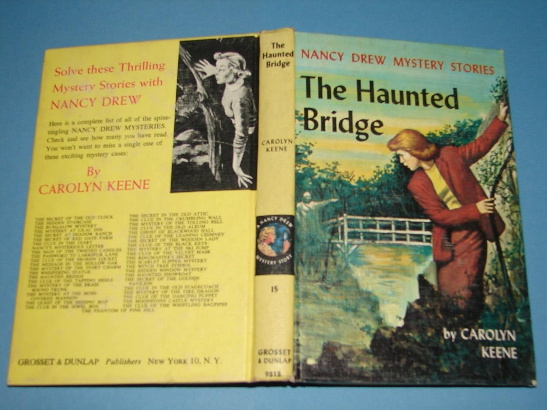 Nancy Drew #15 the Haunted Bridge Original Text Book - Etsy