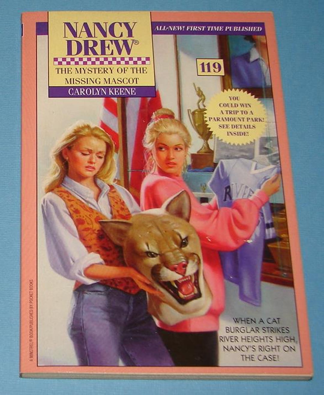 Nancy Drew #119 the Mystery of the Missing Mascot 1994 1st Printing - Etsy
