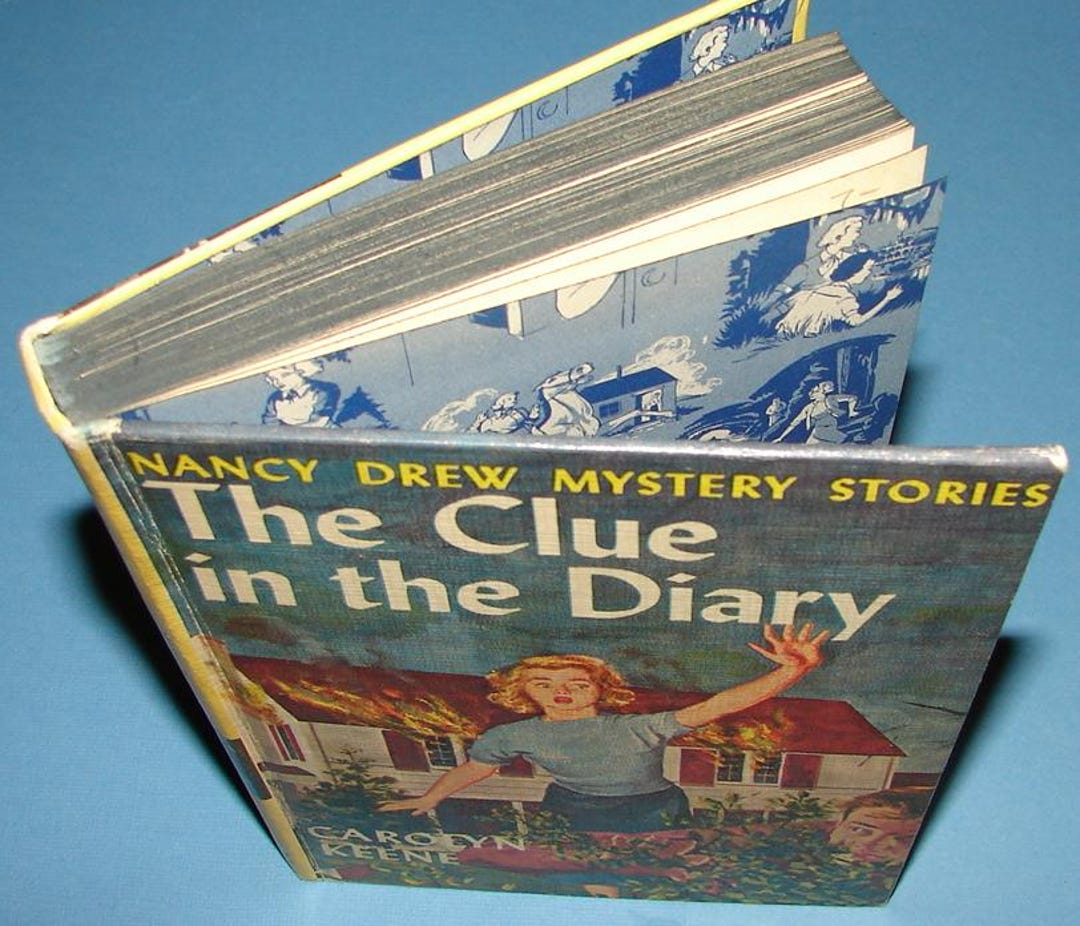 Nancy Drew #7 the Clue in the Diary Book Orig Text 1st PC - Etsy