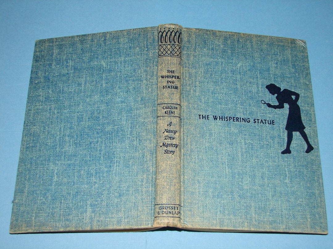 Nancy Drew 14 the Whispering Statue Original Text Tweed Book - Etsy