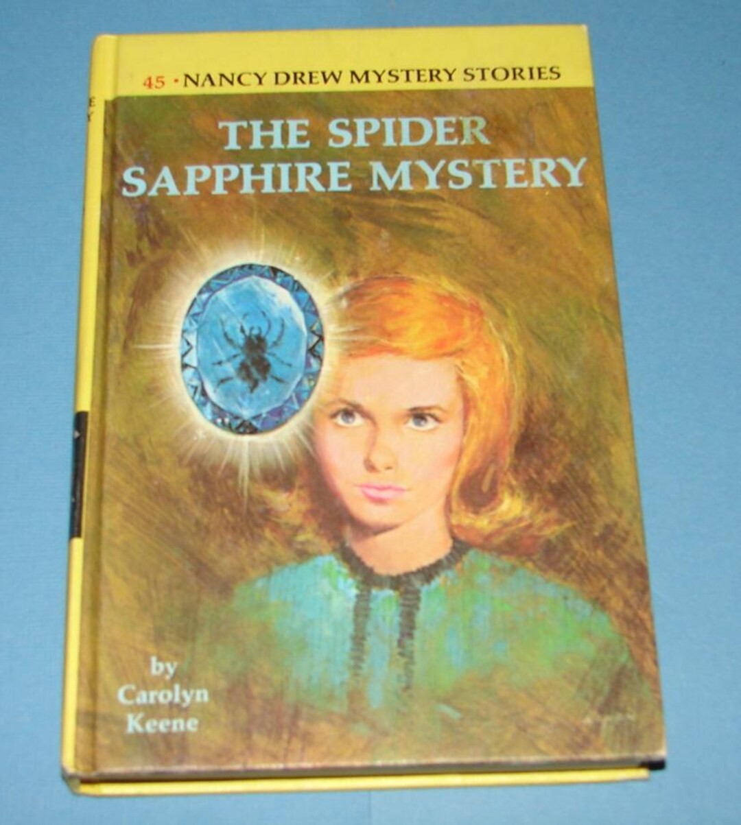 Nancy Drew #45 the Spider Sapphire Mystery Book - Etsy