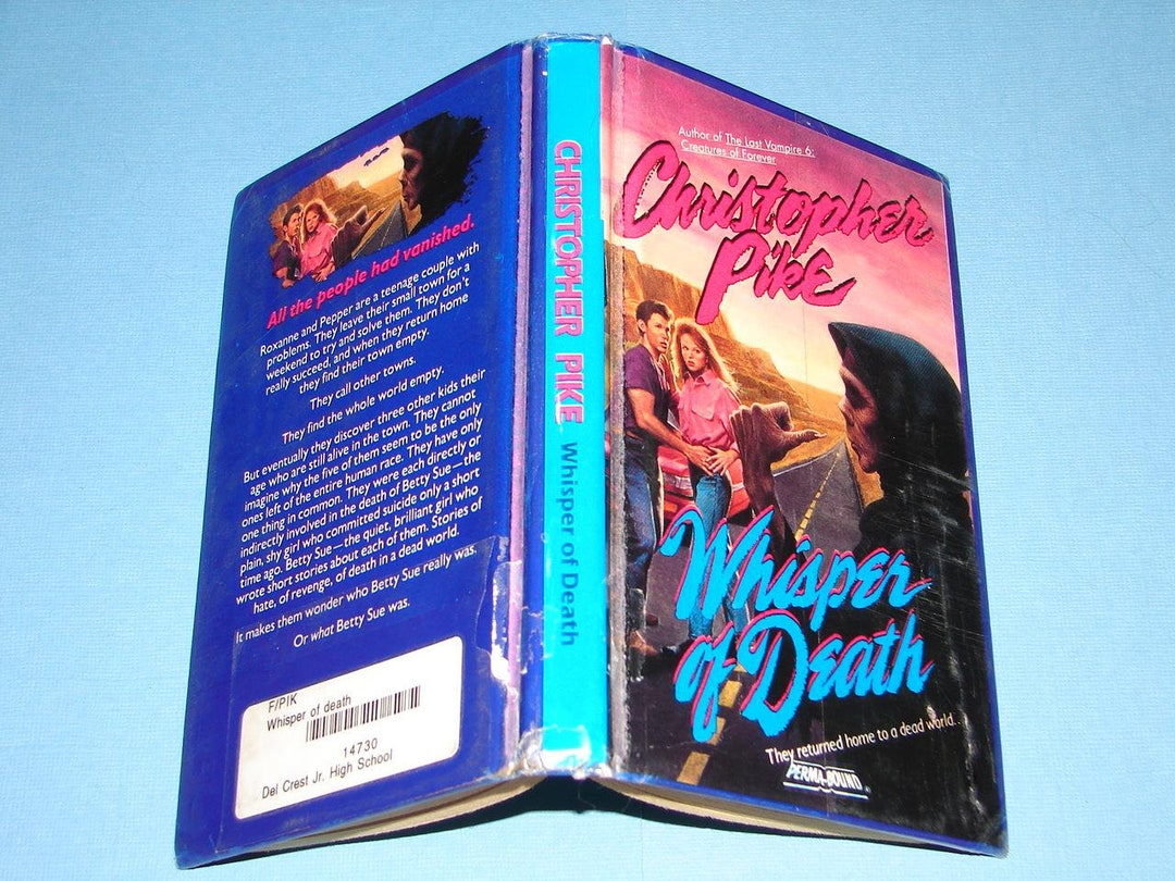 Christopher Pike Whisper of Death Hardcover Library Edition - Etsy
