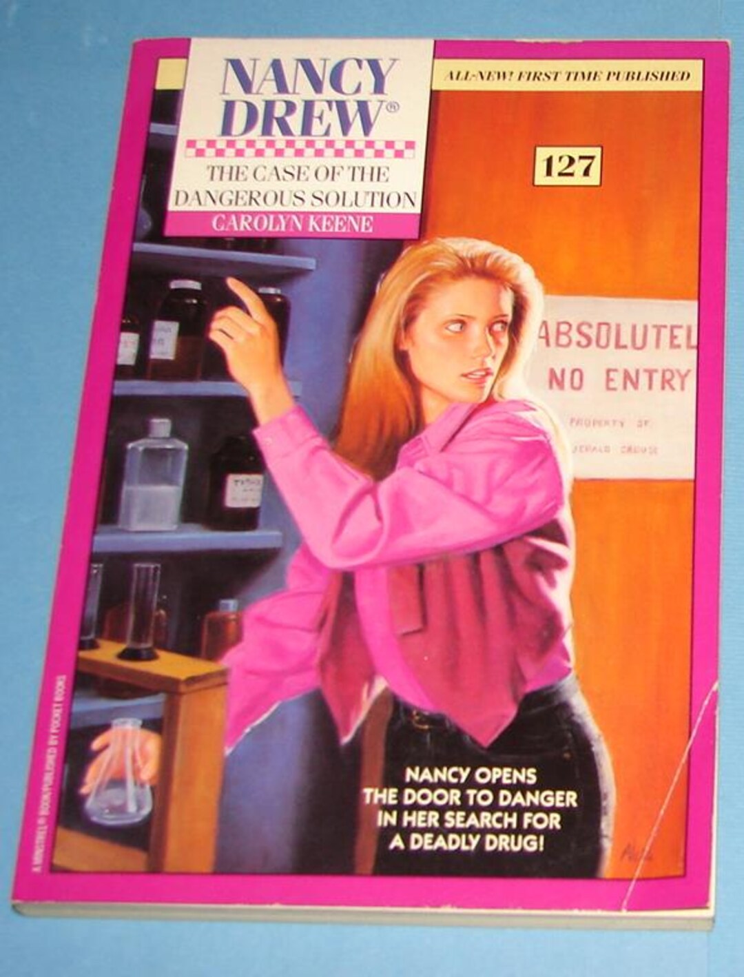 Nancy Drew #127 the Case of the Dangerous Solution 1995 1st Printing - Etsy