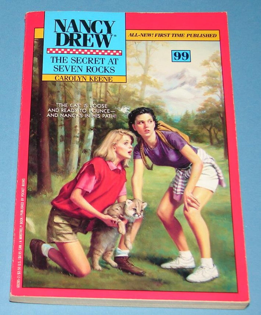 Nancy Drew #99 the Secret at Seven Rocks 1991 1st Printing - Etsy