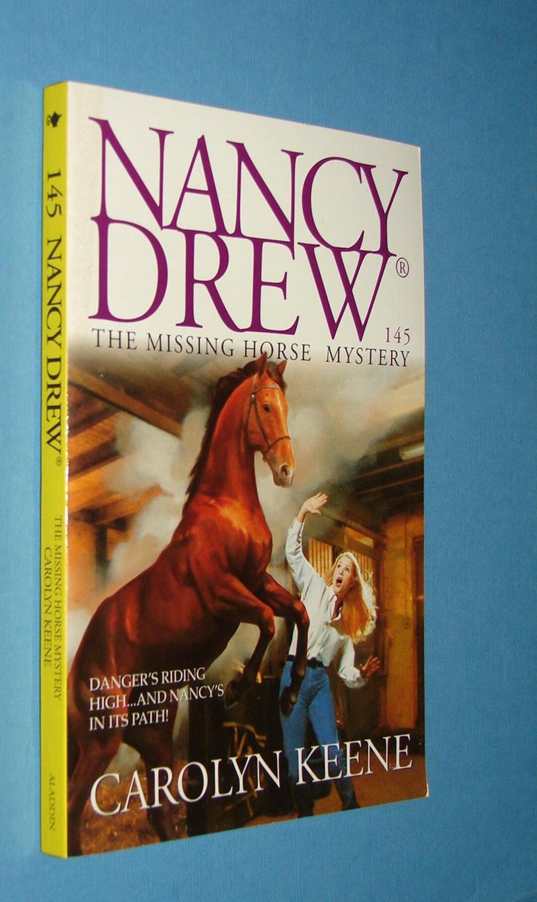 Nancy Drew #145 the Missing Horse Mystery Yellow Spine 15th Printing - Etsy