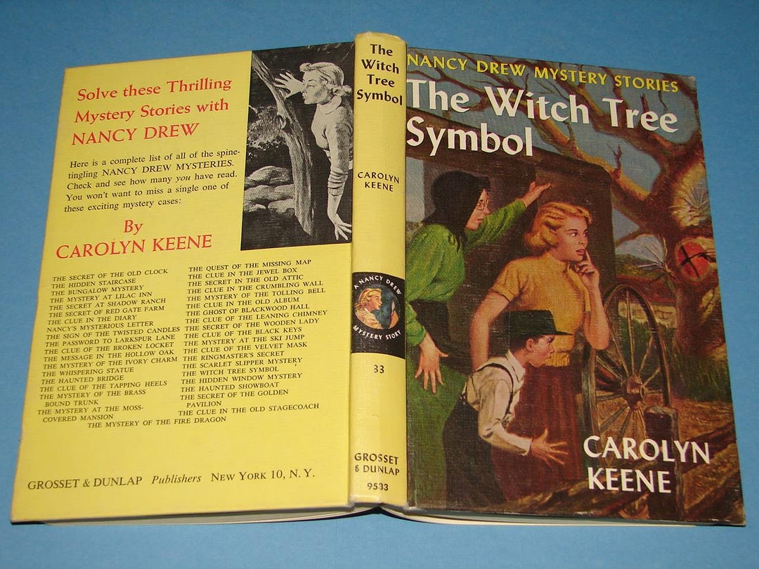 Nancy Drew #33 the Witch Tree Symbol Orig Text Book 1st PC - Etsy