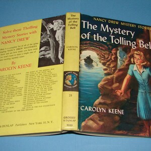 Nancy Drew #23 the Mystery of the Tolling Bell Orig Text Book - Etsy