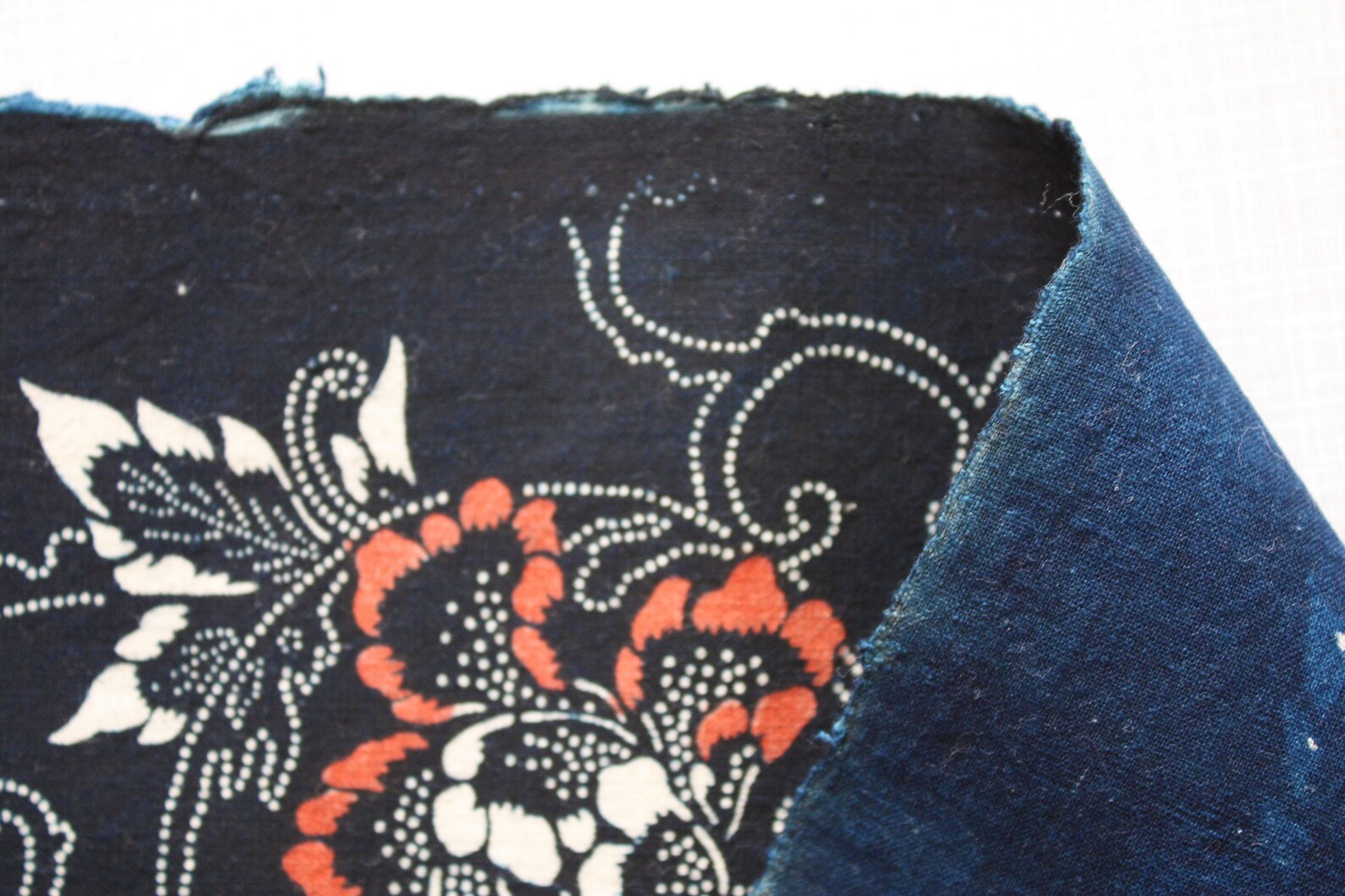 Japanese Vintage Cotton Katazome Textile Scroll / Arabesque - Etsy