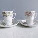 Dutch Vintage Set of 2 Porcelain Coffee / Tea Cup and Saucer - Etsy