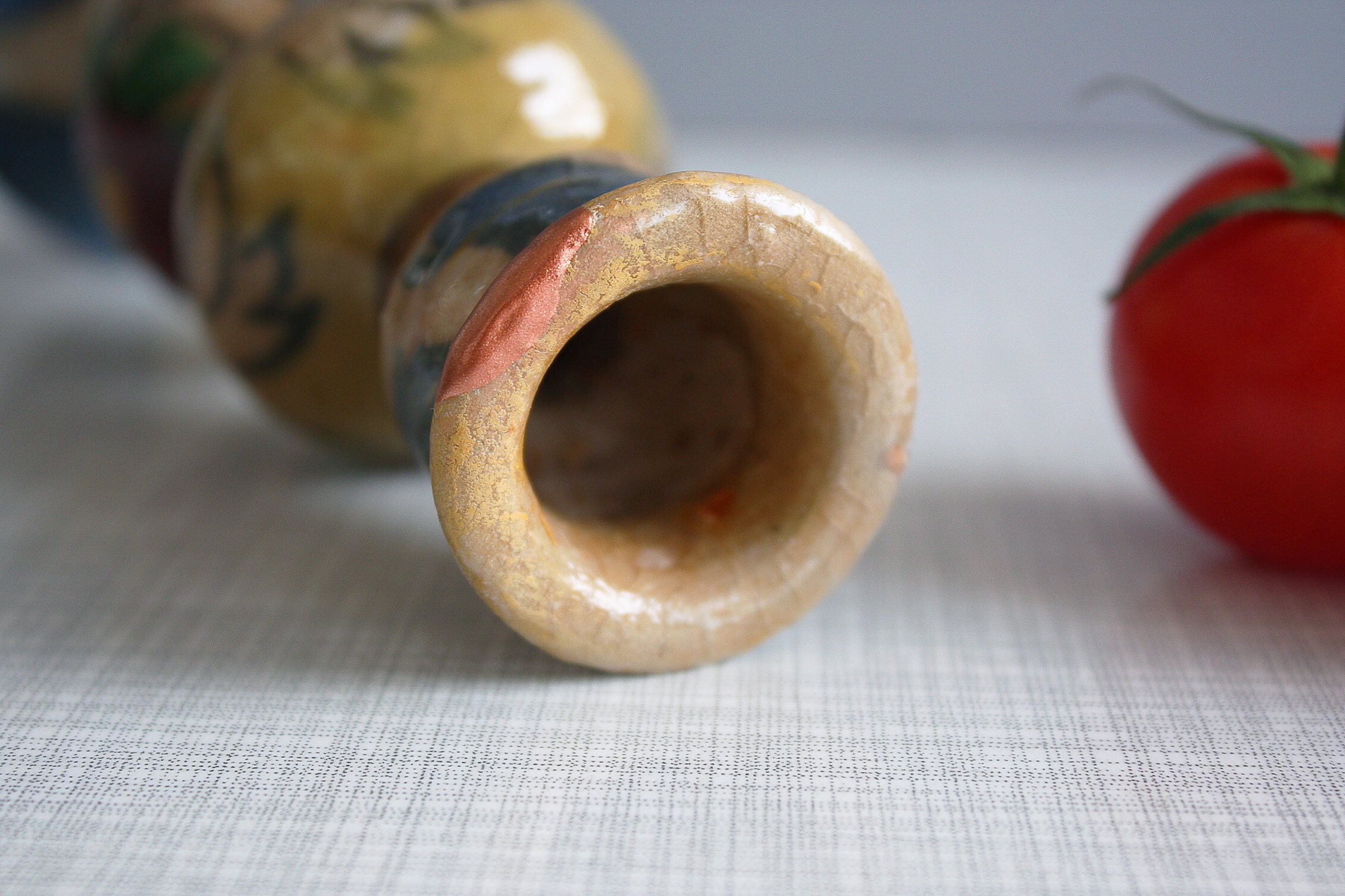 KINTSUGI / Persian Vintage / Antique Qajar Candle Stick Holder - Etsy
