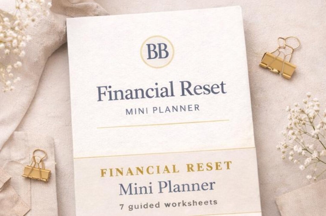 Financial Reset Mini Planner | Budget Reset Worksheets | Money Mindset ...
