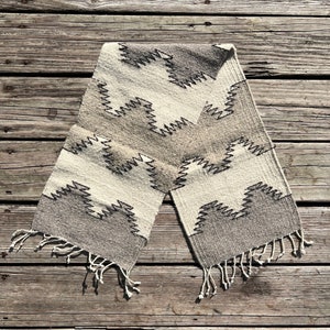 Zapotec Southwest Wool Table Runner / Wall Tapestry Handwoven in Oaxaca ...