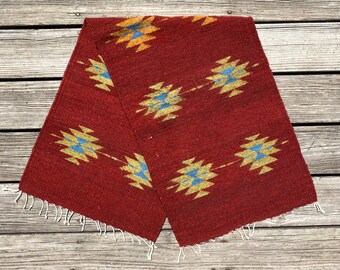 Zapotec Southwest Wool Table Runner / Wall Tapestry Measuring - Etsy