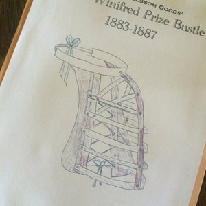 The Winifred Prize Bustle 1883-1887 Kit - Makes a Reproduction ...