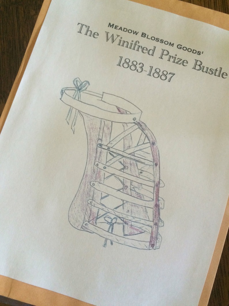 The Winifred Prize Bustle 1883-1887 Kit - Makes a Reproduction ...