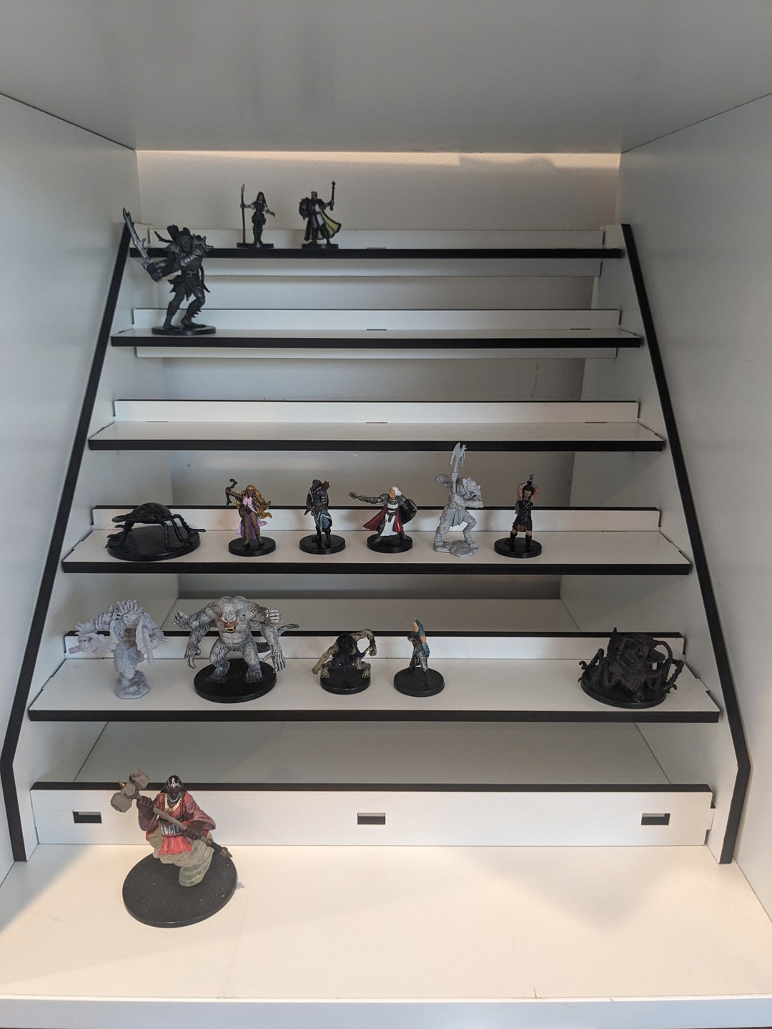 Kallax Display 5 Shelf Cubby, Birch, Black, Natural MDF or White - Etsy