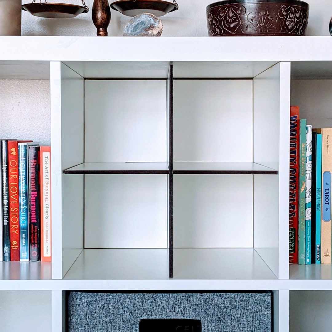 Kallax 2 X 2 Cubby With Back Birch, Black, Natural MDF, or White - Etsy