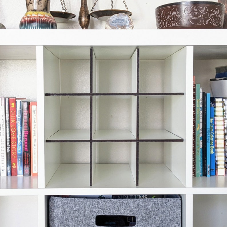 Glowforge Laser Cut File: Kallax Shelf 3x3 Cubby Insert (digital ...
