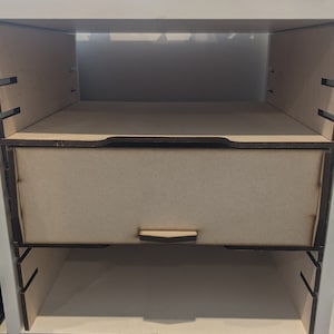Kallax Drawer, Medium Height, MDF or Birch Unassembled - Etsy