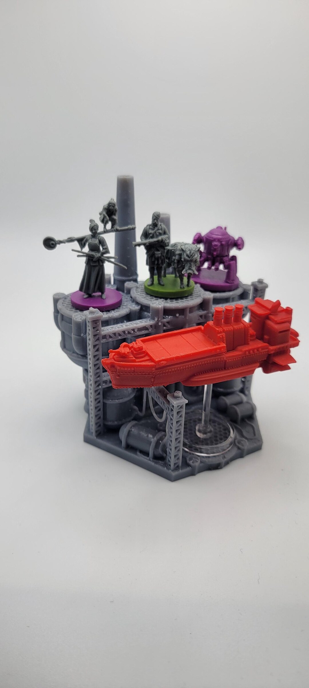 3d Print Design File for Two Sizes of Scythe Factory Building - Etsy