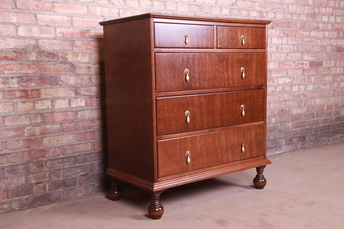 Antique Stickley Brothers William & Mary Maple Chest of - Etsy