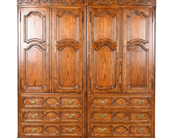 French Louis XV Style Rococo Armoire, Antique French Provincial ...