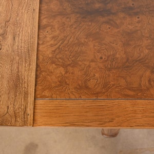 Baker Furniture Hollywood Regency Chinoiserie Burled Walnut Altar Table ...