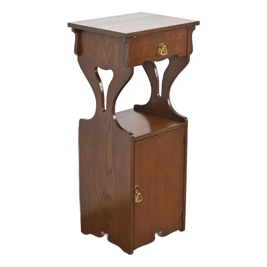 Stickley Brothers Style Antique Mission Oak Arts & Crafts Cellarette or ...