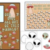 Retro Fathers Day Door Decorations for Classroom, Space Theme Bulletin ...