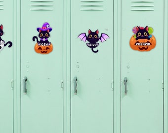 Editable Name Tags for School, Halloween Name Tags, Cubby Tags, Locker ...