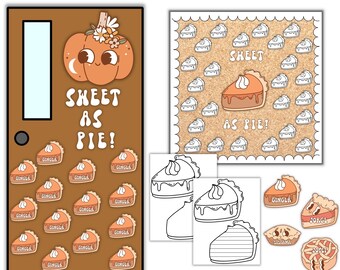 Retro Halloween Bulletin Board Printable Fall Classroom - Etsy