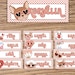 Editable Name Tags for School, Retro Popcorn, Cubby Tags, Editable ...