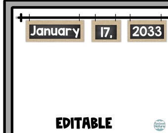 2025 Flip Calendar Classroom, 2025 Printable Calendar Display, 2025 ...