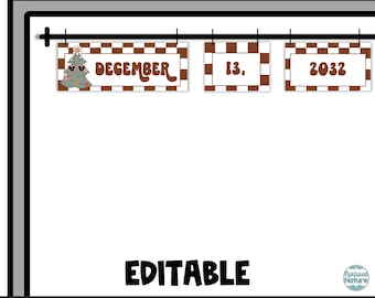 Classroom Name Tags Christmas Classroom Decor Christmas - Etsy