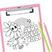 Spring Coloring Pages for Kids, Printable Coloring Pages, Spring ...