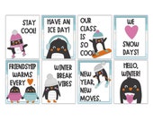 Penguin Winter Posters for Bulletin Board Printable - Etsy