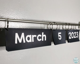 Farmhouse Flip Calendar - Etsy