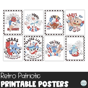 4th of July Bulletin Board, Retro Classroom Decor, 4th of July ...