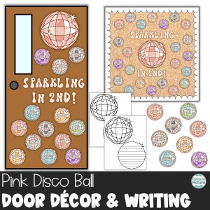 Retro Back to School Bulletin Board, Disco Classroom Decor Bundle ...