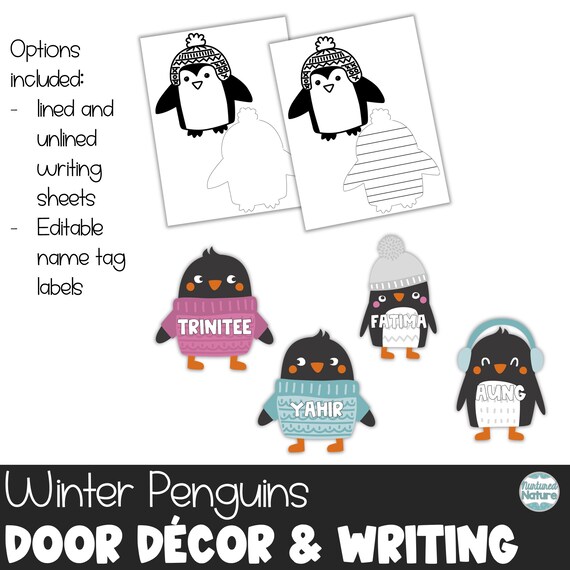 Penguin Classroom Door Decorations