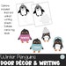 Penguin Winter Door Decorations Classroom, Bulletin Board Kit Christmas ...
