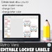 Editable Name Tags for School, Retro Van Bulletin Board, Cubby Tags ...