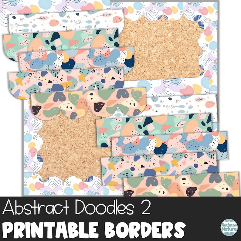 Printable Bulletin Board Border Boho Classroom Bulletin - Etsy