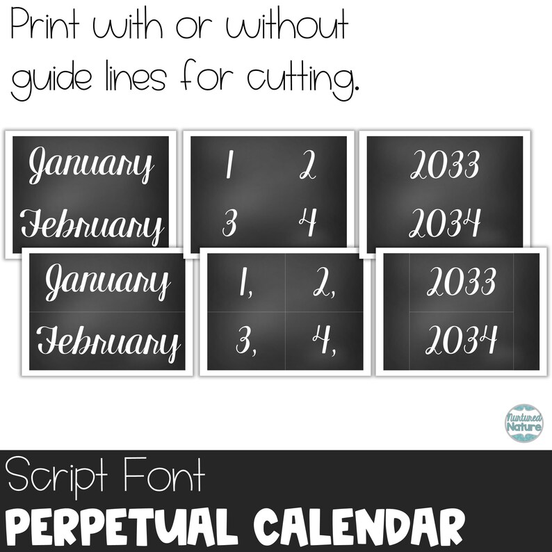 2025 Flip Calendar Classroom, 2025 Printable Calendar Display, 2025 ...