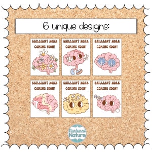 Work Coming Soon Posters, Retro Back to School Bulletin Board Posters ...