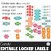 Editable Name Tags for School, Candy Theme Classroom, Cubby Tags ...