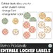 Editable Name Tags for School, Retro Pickleball, Cubby Tags, Classroom ...