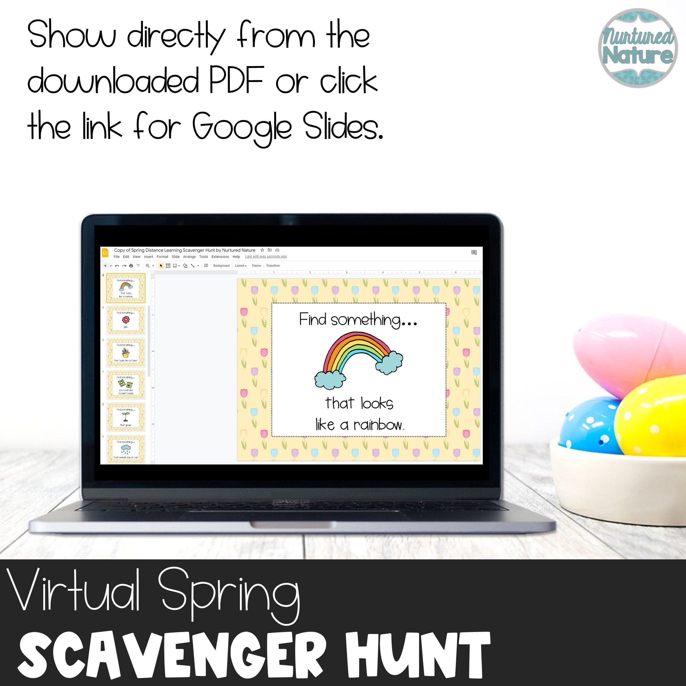 Spring Scavenger Hunt for Kids Virtual Games for Zoom - Etsy
